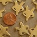 6 Pc. Raw Brass Fox Head Pendants: 18mm by 23mm - Made in USA | RB-074 ...