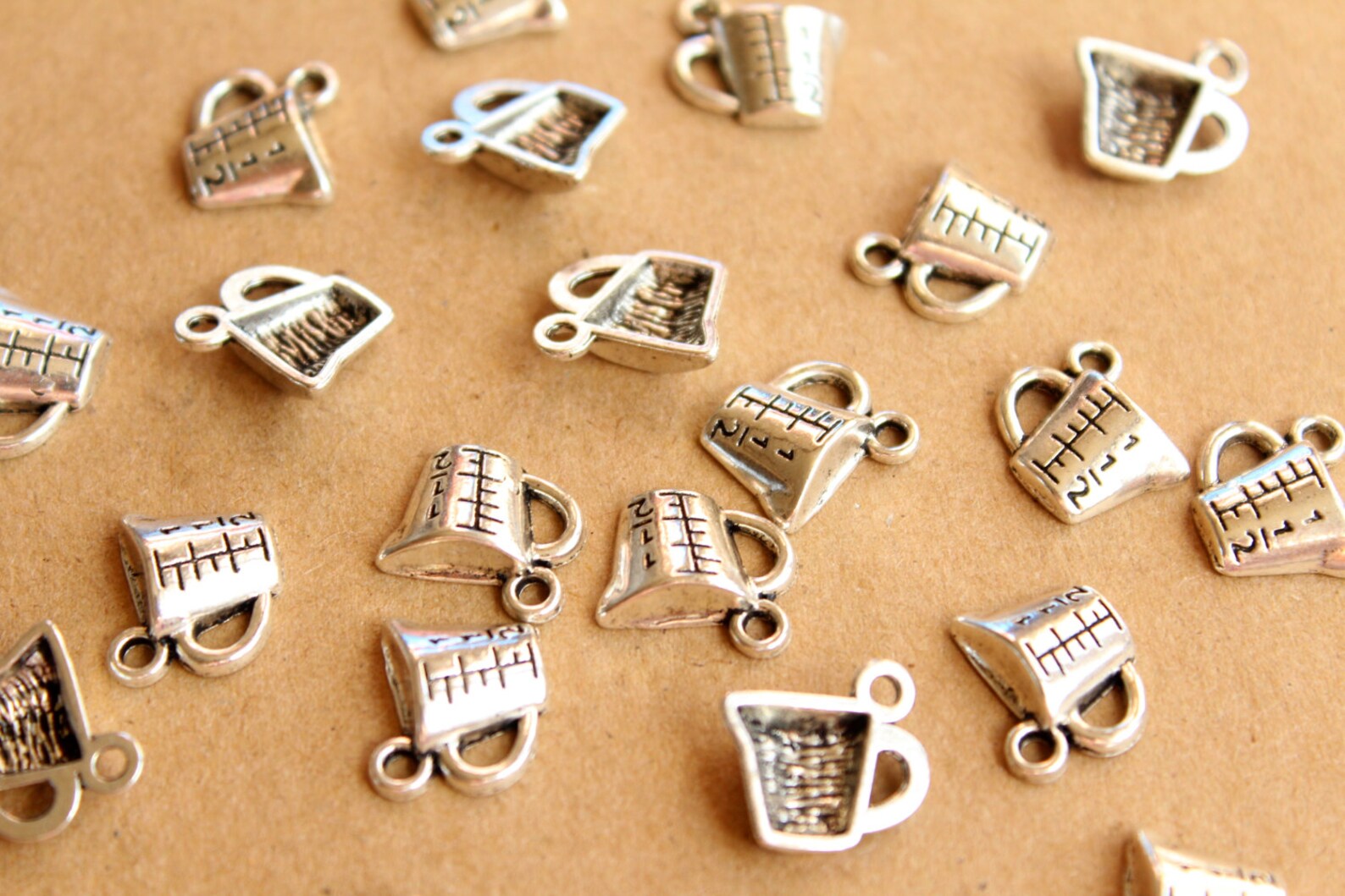 20 Pc. Antique Silver Measuring Cup Charms 13.5mm X 14.5mm - Etsy