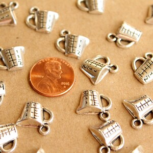 20 Pc. Antique Silver Measuring Cup Charms 13.5mm X 14.5mm | Etsy