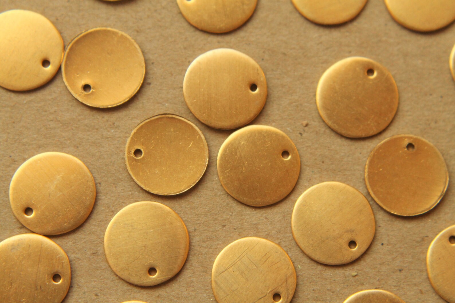 30 Pc. Medium Raw Brass Circles: 13 Mm Diameter Made in USA | Etsy
