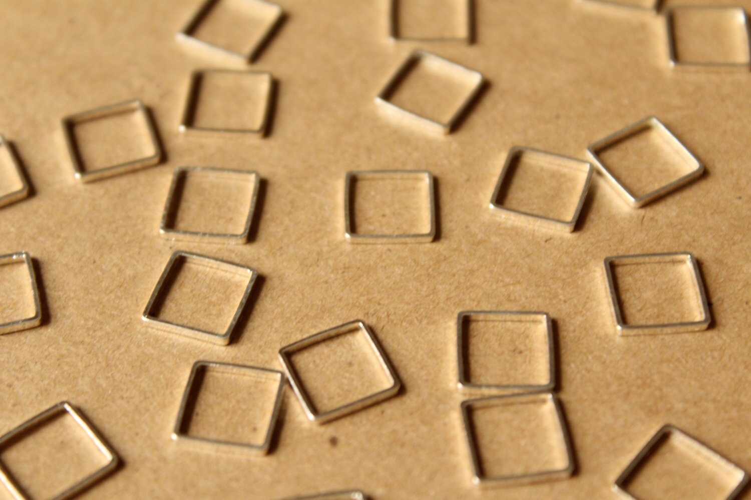 50 Pc. Silver Plated Square Links: 10mm by 10mm | FI-342 - Etsy