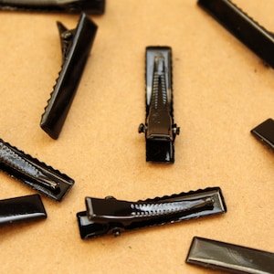 20 Pc. Black Mini Alligator Pins, 34mm Long FI-315 - Etsy
