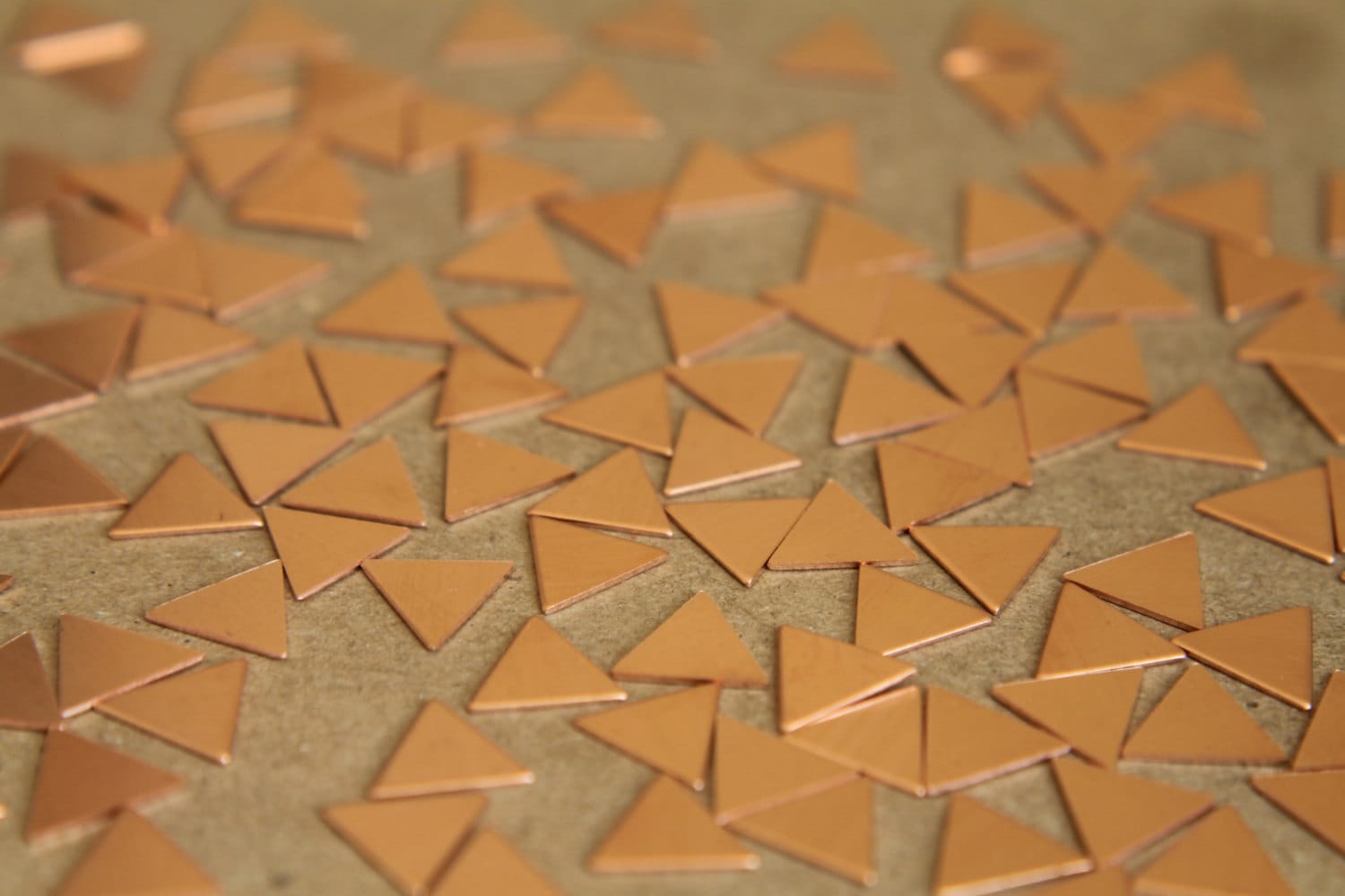 20 Pc. Small Raw Copper Triangles: 9mm by 9mm - Made in USA | RB-270 - Etsy