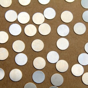 6 Pc. Small Nickel Silver Circles: 10 Mm Diameter - Made in USA | RB ...
