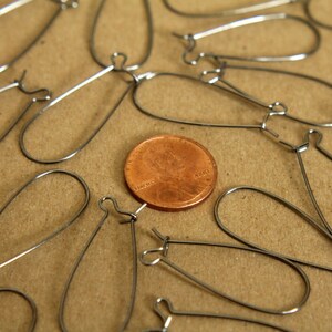 50 Pc. Gunmetal Kidney Earwires 33mm | FI-091 - Etsy