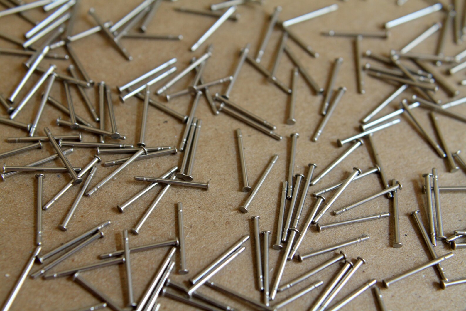 50 Pc. Stainless Steel Earring Posts 1mm Pad Also Available - Etsy