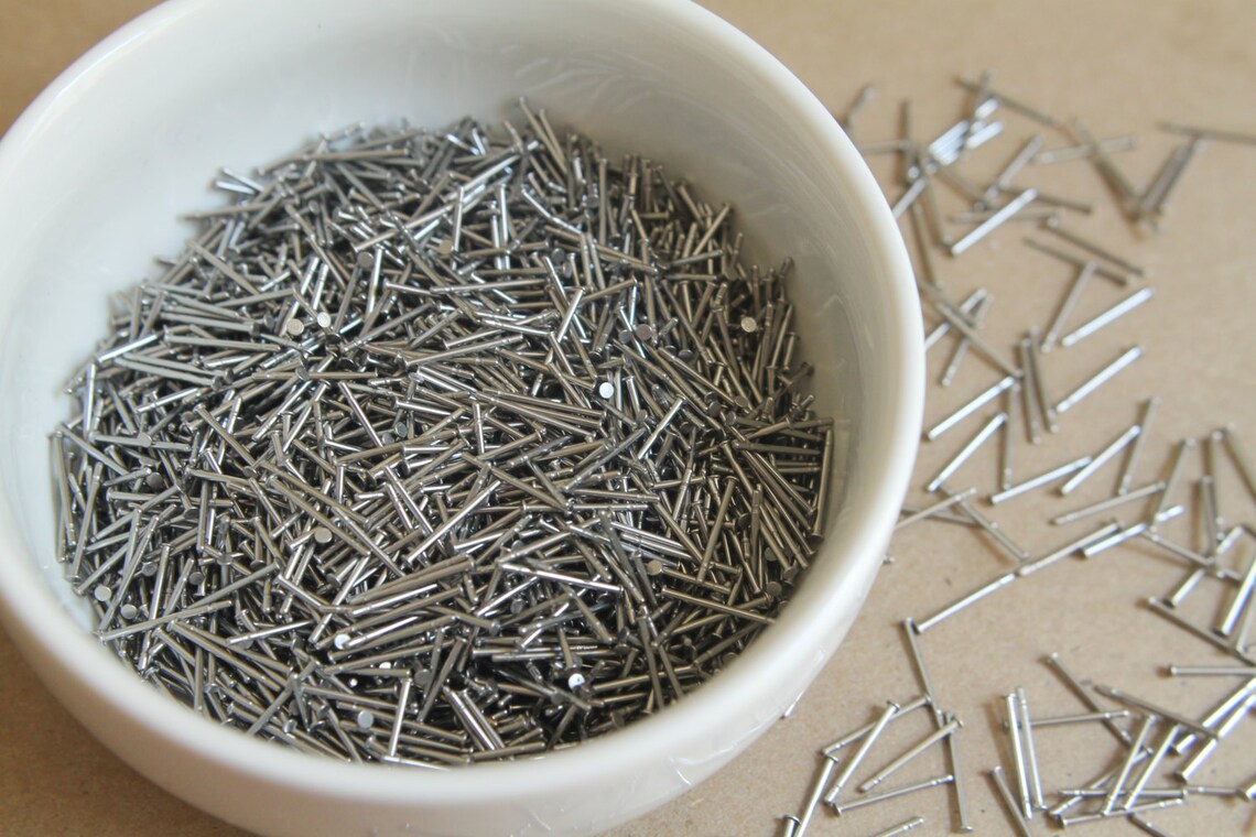 50 Pc. Stainless Steel Earring Posts 1mm Pad Also Available - Etsy