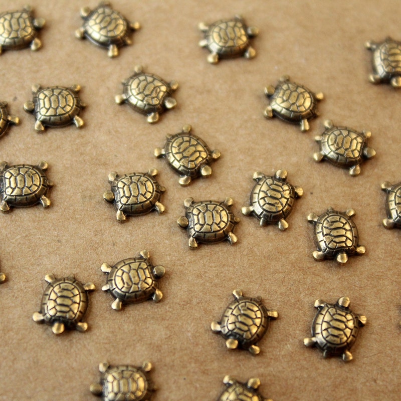 Brass Turtles - Etsy