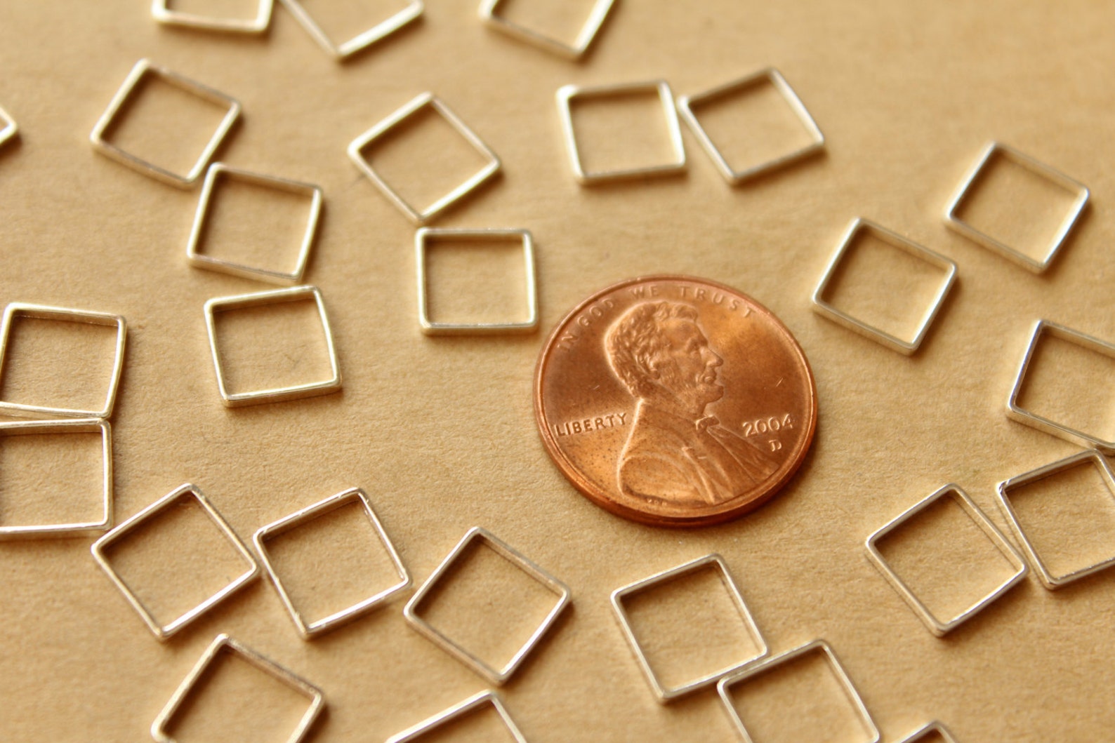 50 Pc. Silver Plated Square Links: 8mm by 8mm FI-358 - Etsy