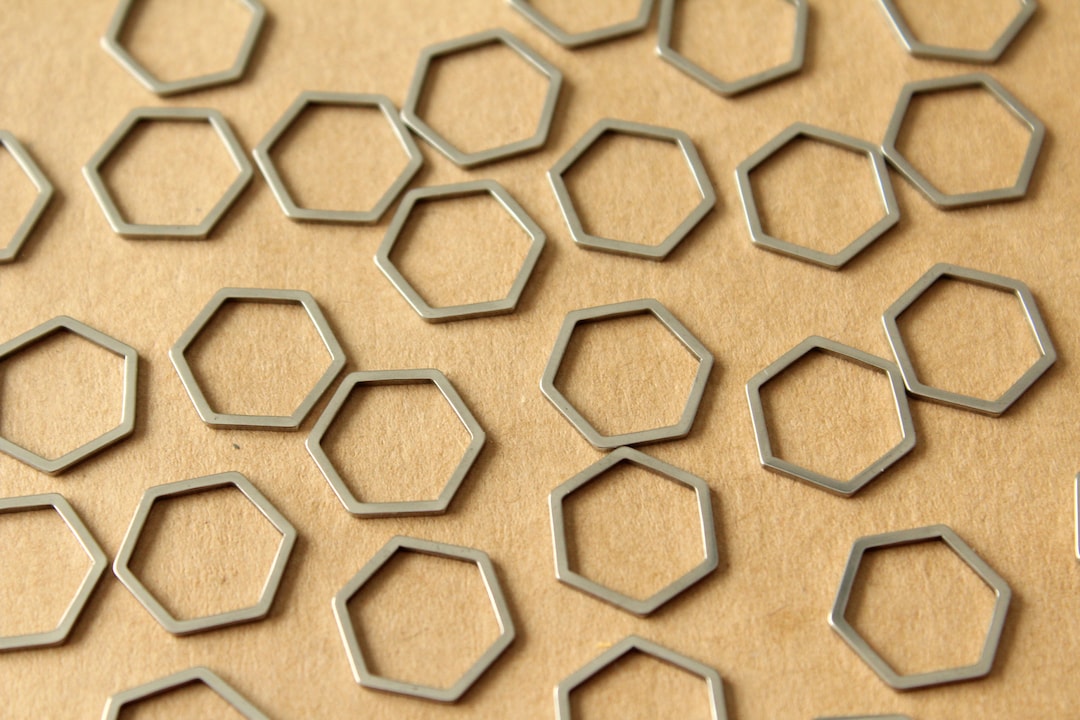 16 Pc. Stainless Steel Hexagon Links, 13.5mm by 12mm | FI-305* - Etsy