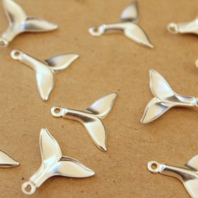 Whale Tail Charm - Etsy