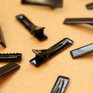 20 Pc. Black Mini Alligator Pins, 34mm Long FI-315 - Etsy