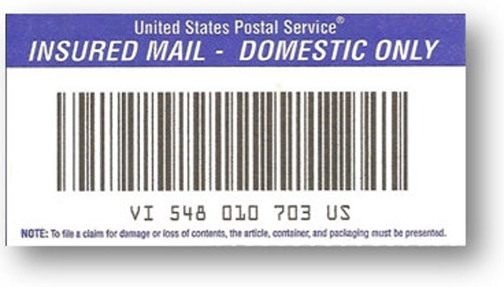 Insured Mail US Addresses Only - Etsy