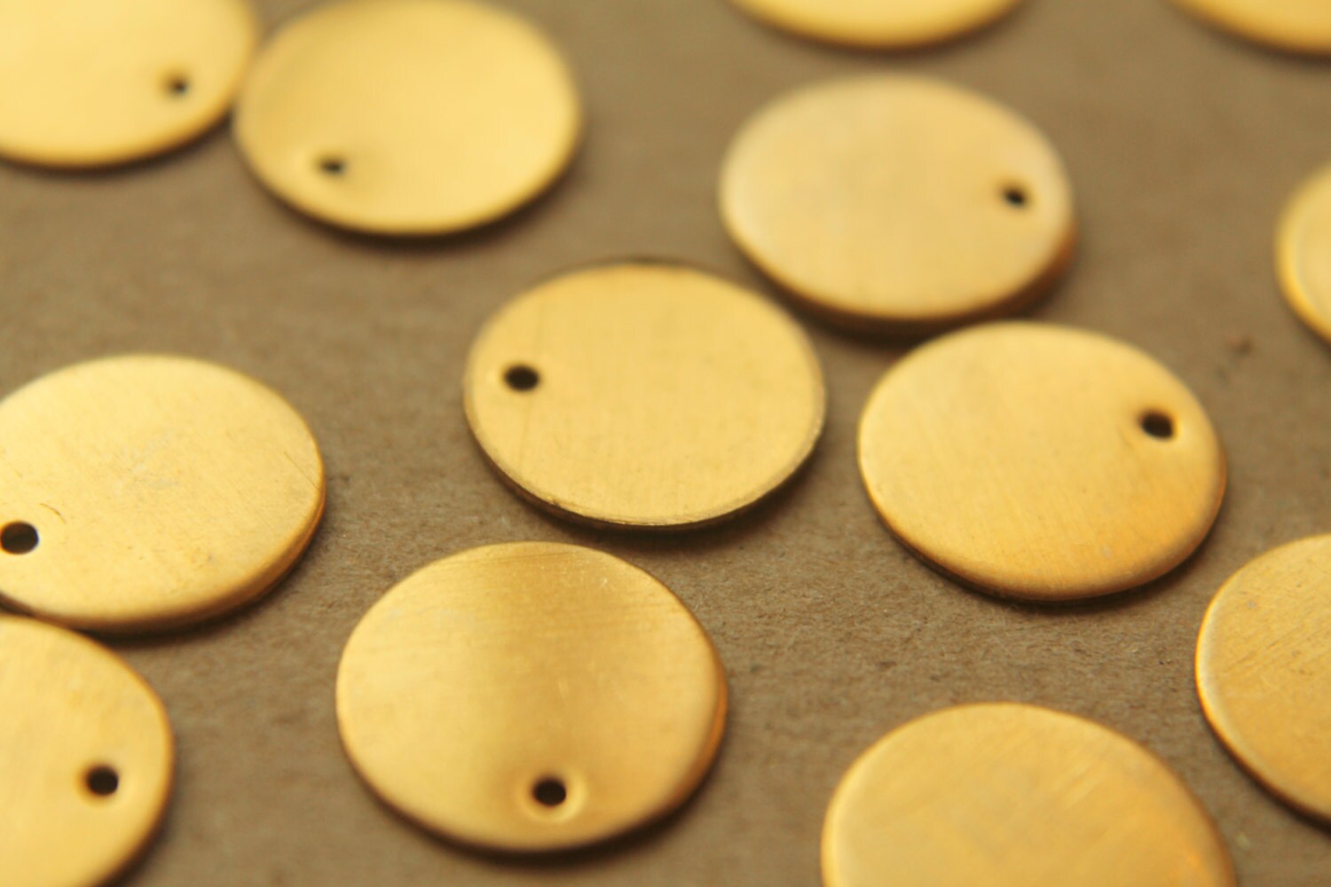 6 Pc. Medium Raw Brass Circles: 13 Mm Diameter Made in USA - Etsy