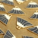 6 Pc. Snowy Mountain Enameled Charms, 25mm X 17mm, Mount Fuji, Volcano ...