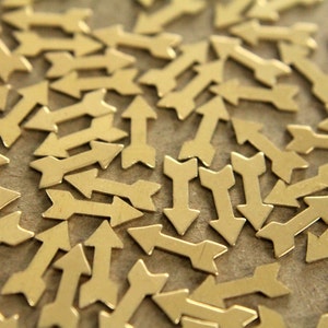 20 Pc. Small Raw Brass Arrows: 14mm by 5mm - Made in USA | RB-068 - Etsy