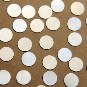 6 Pc. Small Nickel Silver Circles: 10 Mm Diameter - Made in USA | RB ...