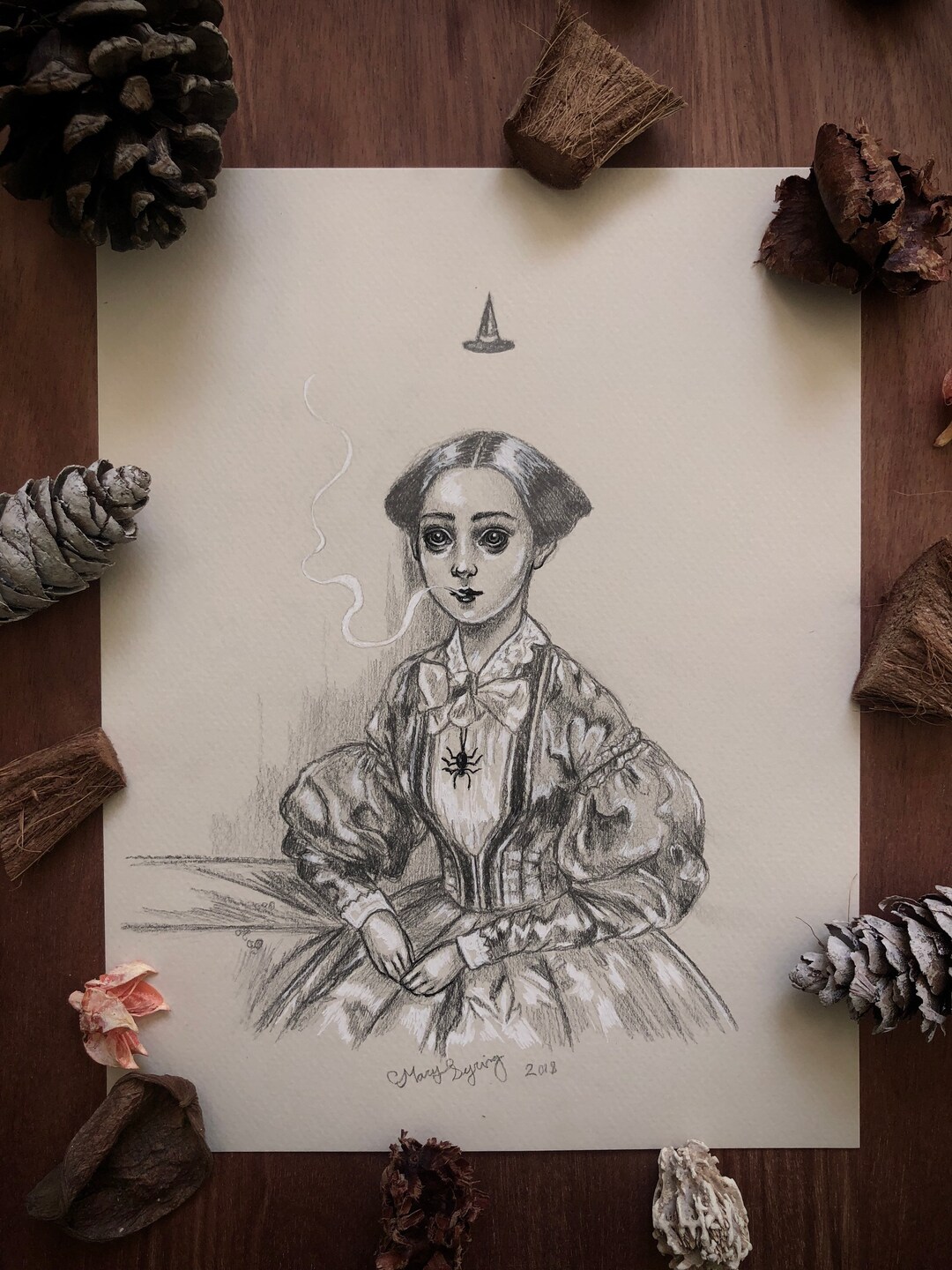 Spider Spells Fine Art Print- Gothic Art, Dark Art, Witch Art ...