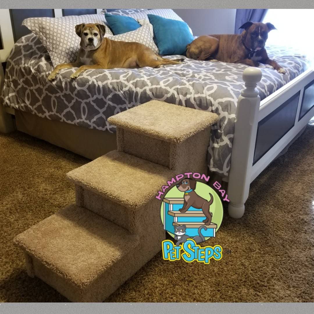 Dog Stairs for Large Dogs | Dog Steps for High Bed | Extra Wide Pet ...
