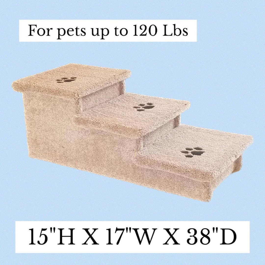 Cat Stairs for Sofa, 15"h X 17"w X 38"d, Wood Pet Furniture, Custom ...