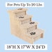 Cat Stairs for Bed Wooden Pet Furniture 18h X - Etsy