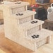 Cat Stairs for Bed, Wooden Pet Furniture, 18h X 17w X 24d, Premium ...