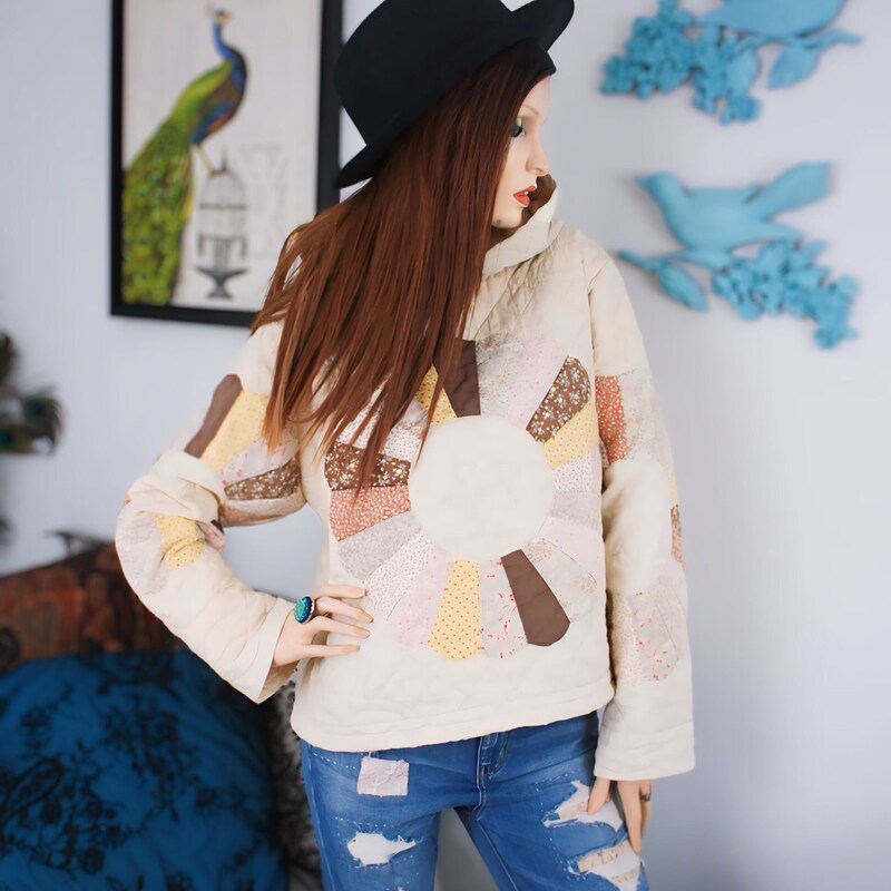 Patchwork Hoodie - Etsy