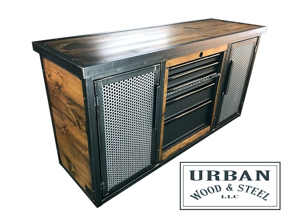 Manhattan Industrial Buffet Table | Etsy