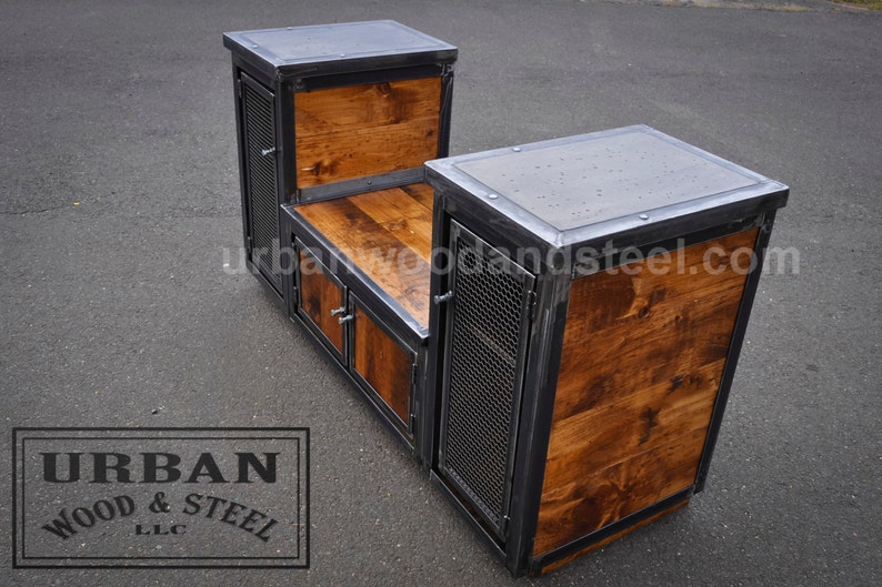 Custom Steampunk Salon/ Barber Station | Etsy