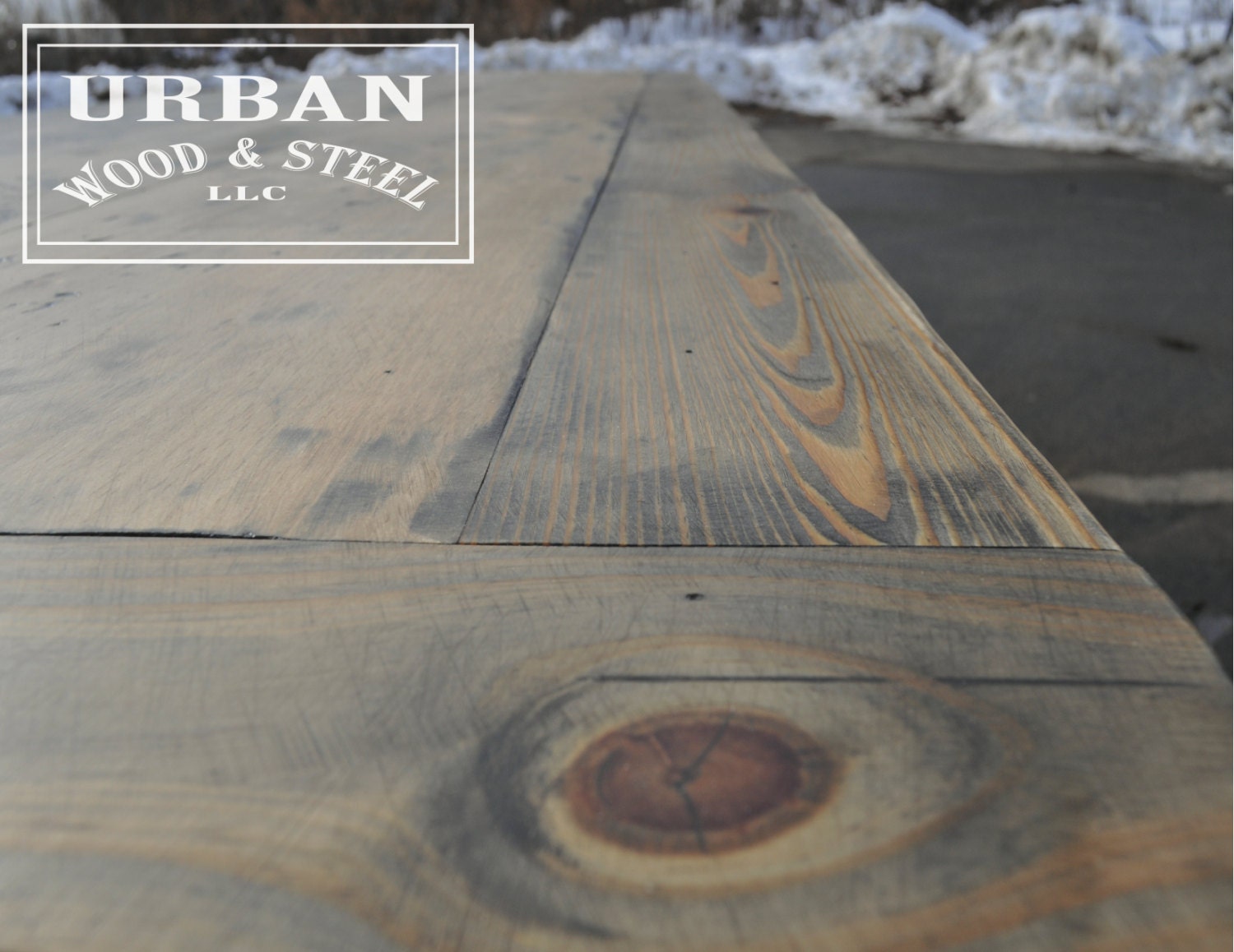 Reclaimed Pine Dining Farm Table - Etsy