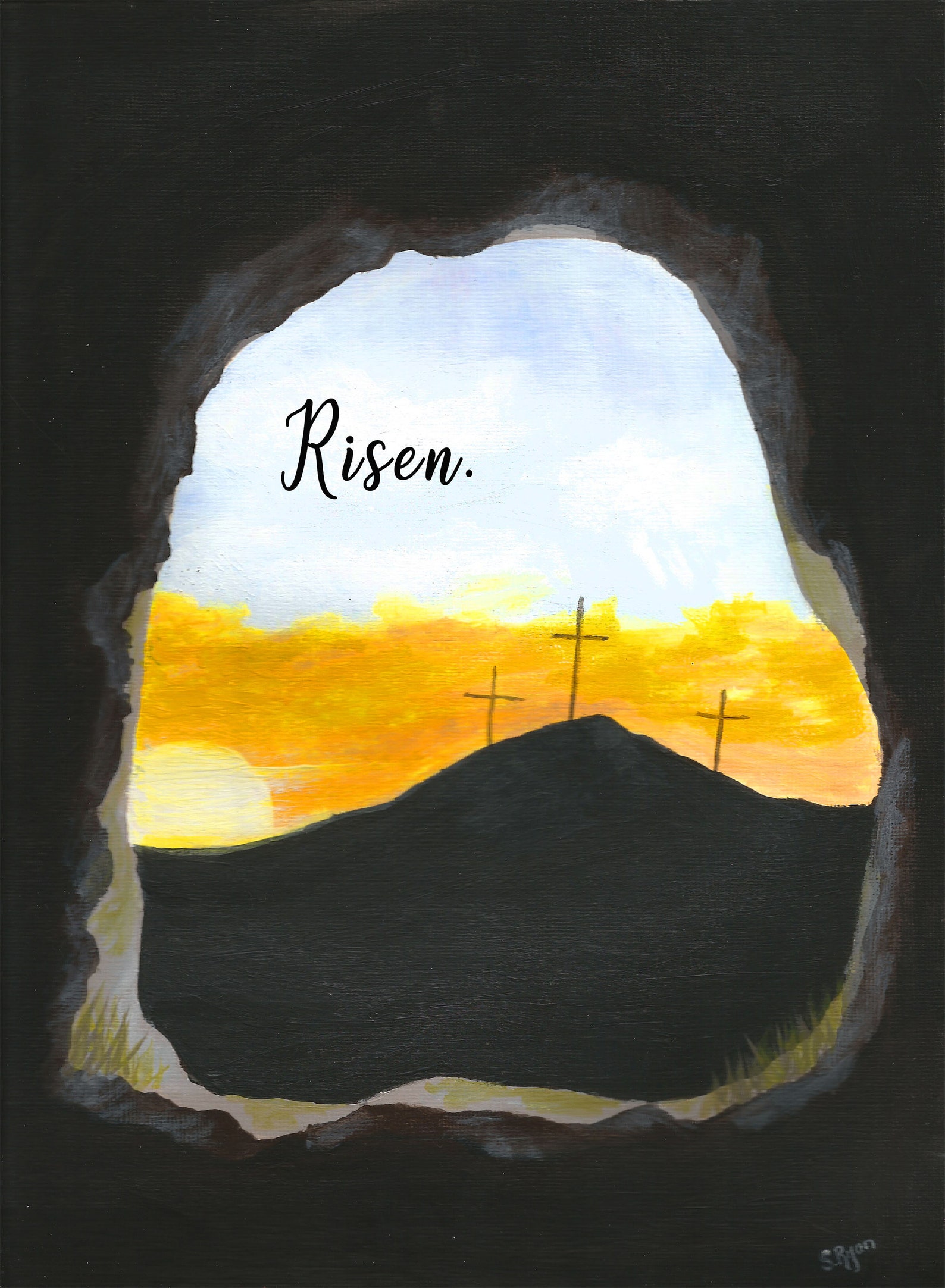 He is Risen Acrylic Print - Etsy