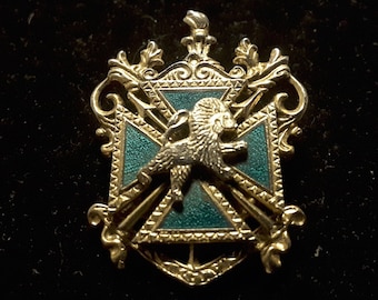 Heraldic Shield Pin - Etsy