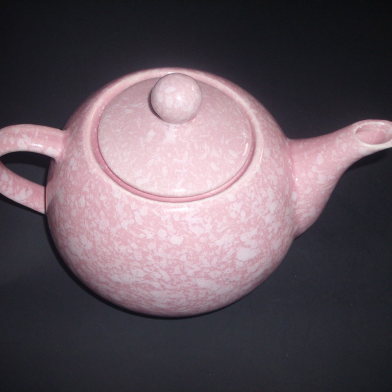 Pink Teapot - Etsy