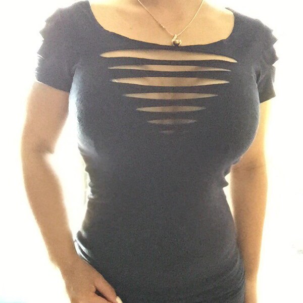 Cleavage Tops - Etsy