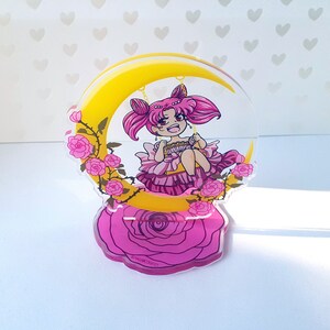 Moon 'garden Delight' 4 Inch Acrylic Standee -- Anime, Chibi, Acrylic ...