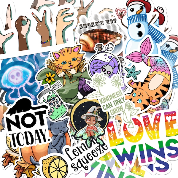 Pinterest Stickers - Etsy