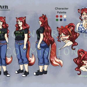 Digital Color Commission anime Portrait, OC, Fan Art, Dnd, Fantasy ...