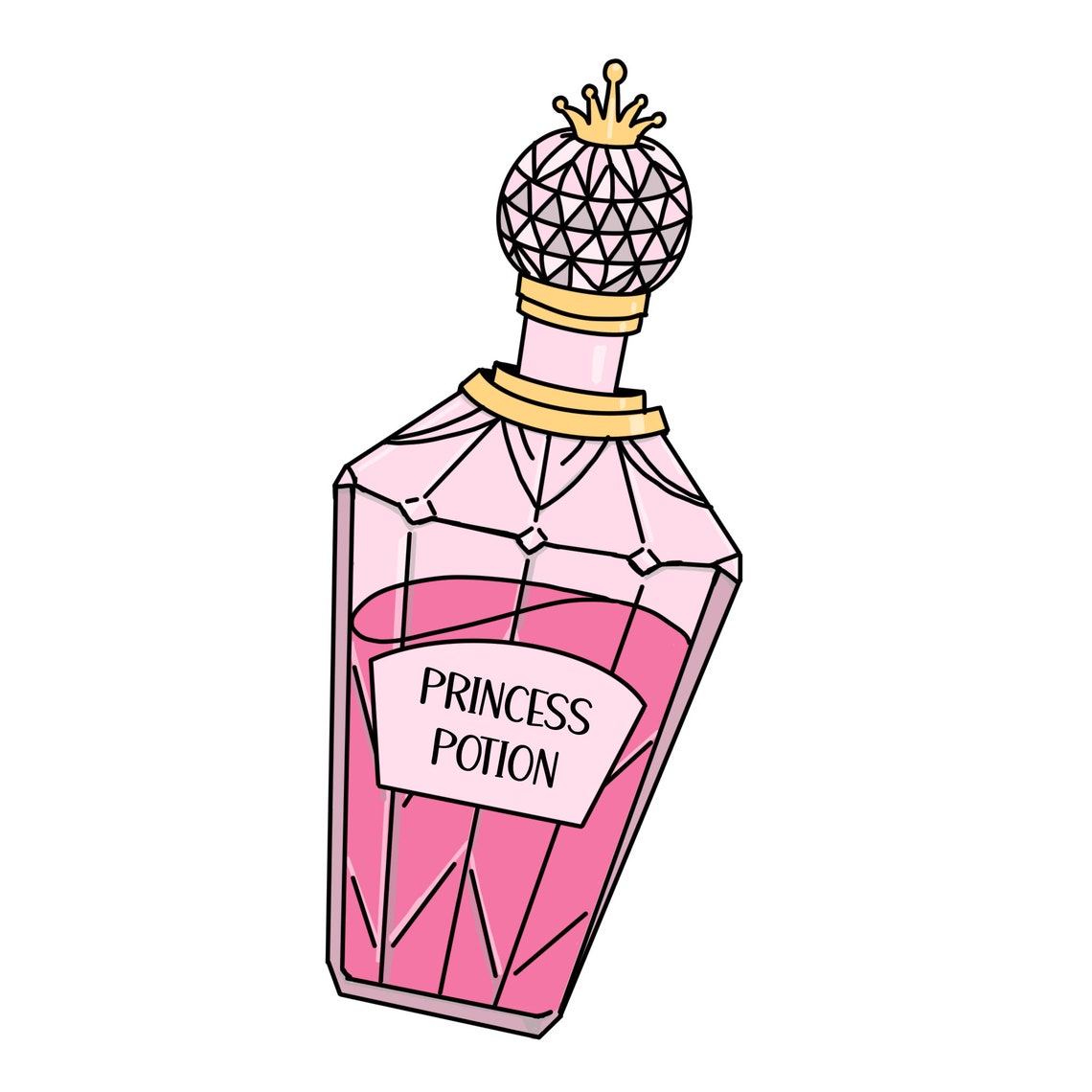Magic Potion Princess Potion Shaker Charm 8 Cm Kawaii Shaker - Etsy