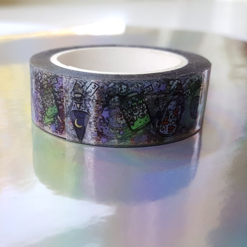 Clear Magic Potions Washi Tape | Art Washi Tape, Bullet Journal Planner ...