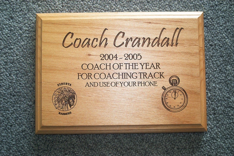 COACH Plaque 5 X 7 - Etsy
