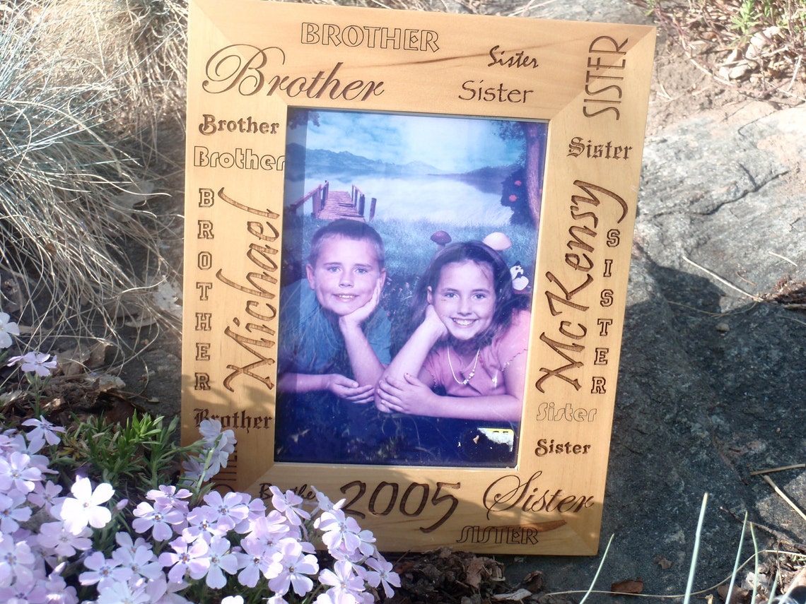 Personalized Picture Frame Holds 5x7 Picture - Etsy