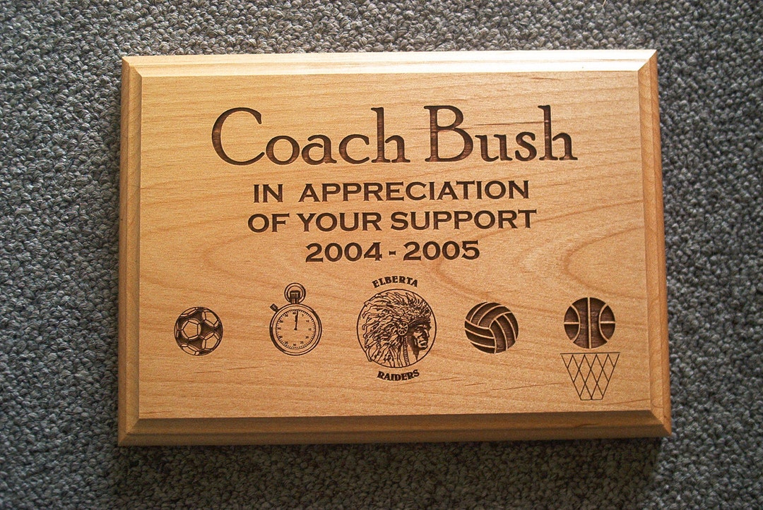 COACH Plaque 5 X 7 - Etsy