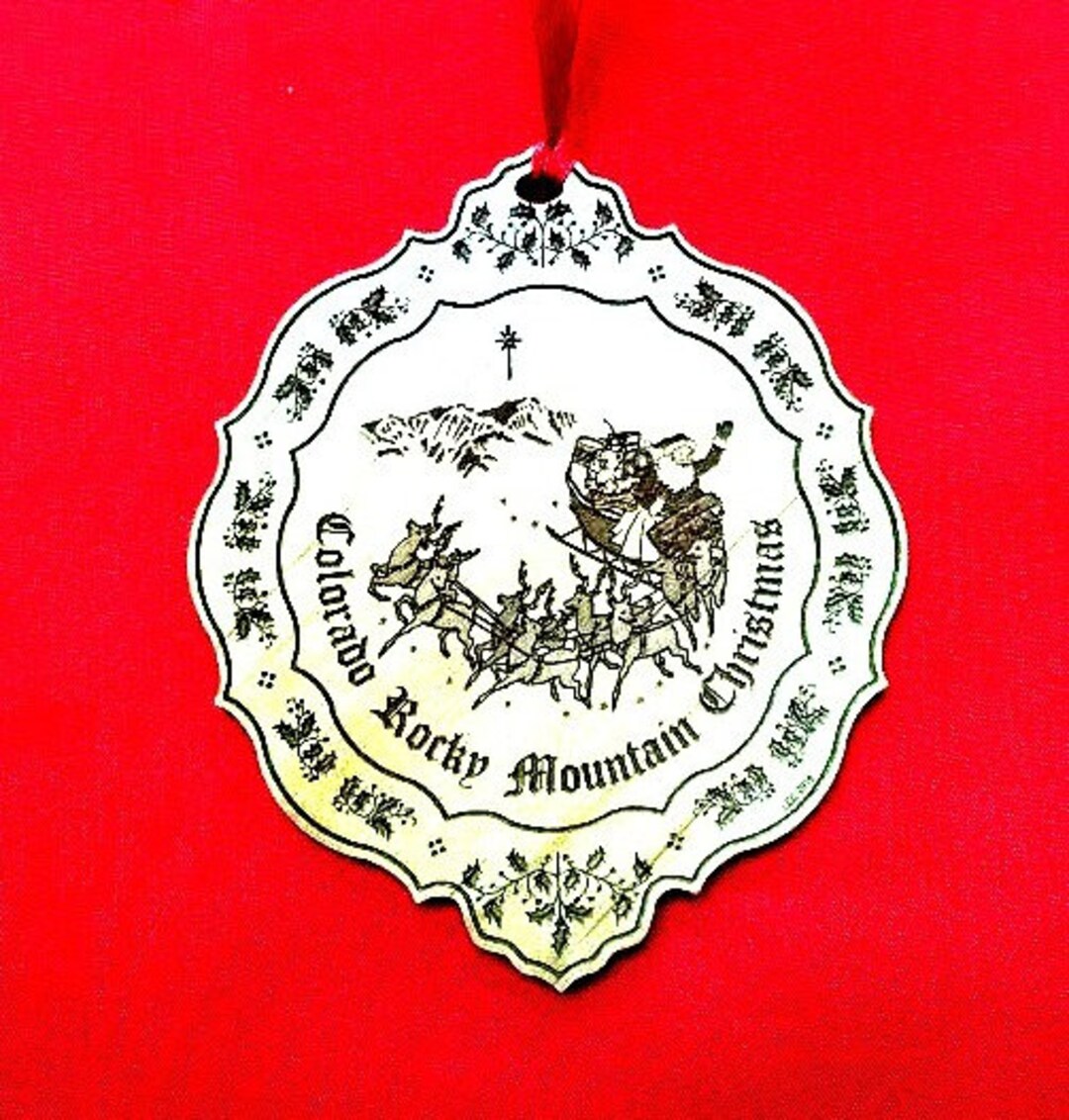 Colorado Rocky Mountain Christmas Ornament or Souvenir - Etsy