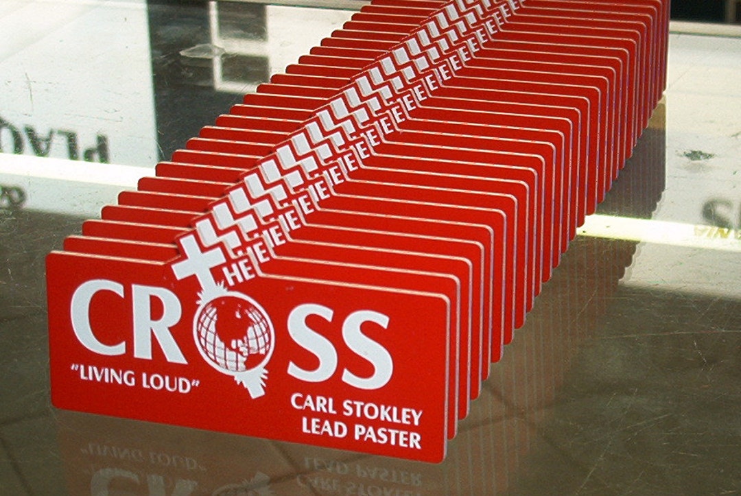 CUSTOM SHAPE Name Tag With Logo and Magnet Back - Etsy