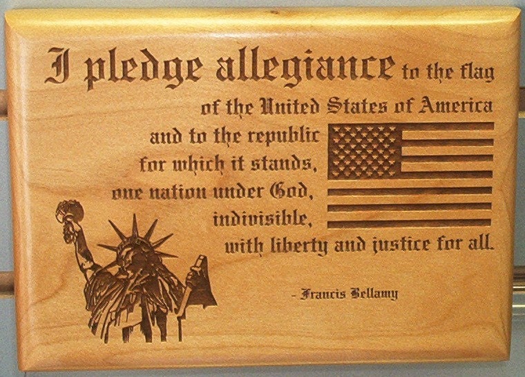 Pledge Plaque 5 X 7 - Etsy