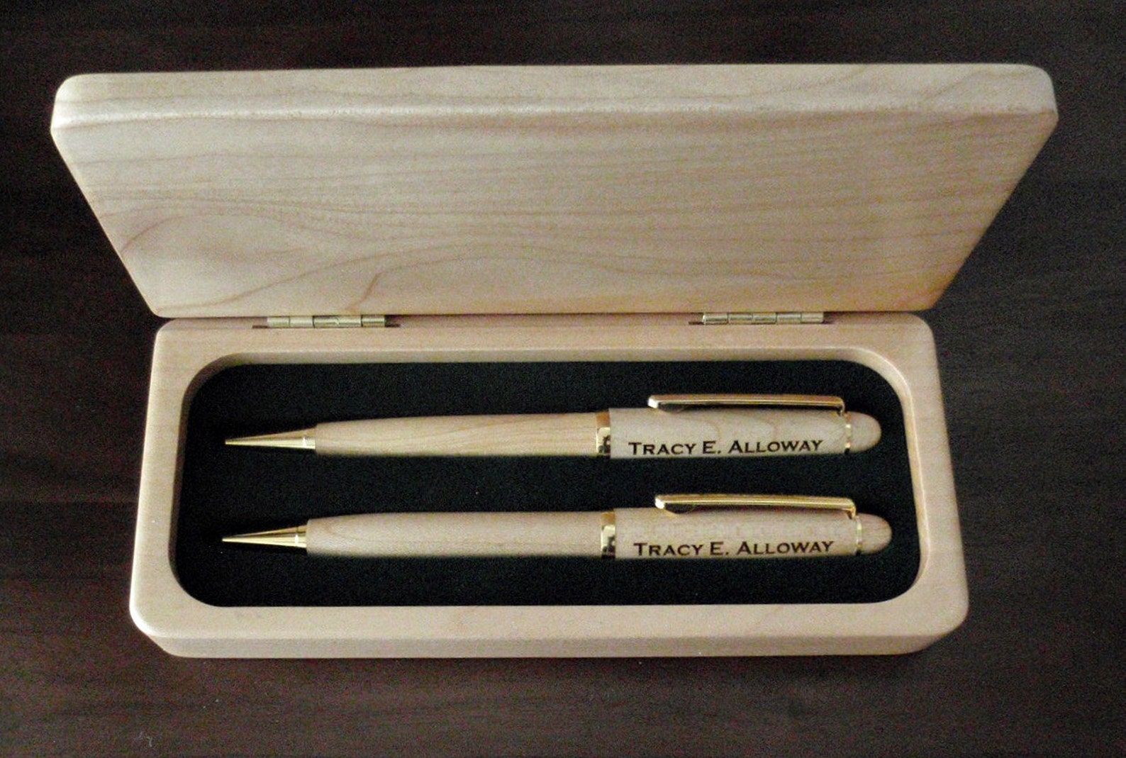 Personalized Pen Box Plus Pen & Mechanical Pencil | Etsy