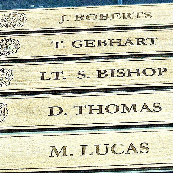 Police Locker Name Plates - Etsy