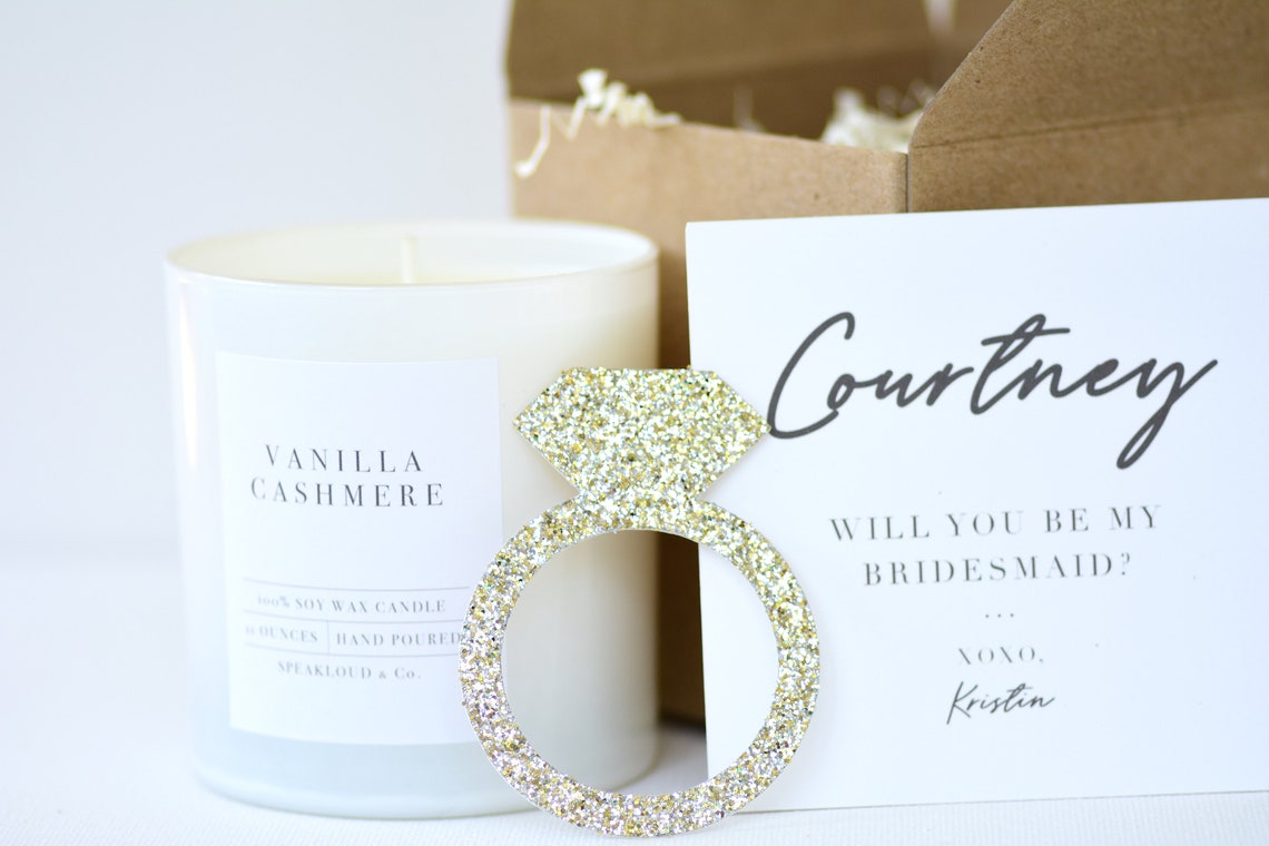 Bridesmaid Proposal Candle Bridesmaid Proposal Gift | Etsy