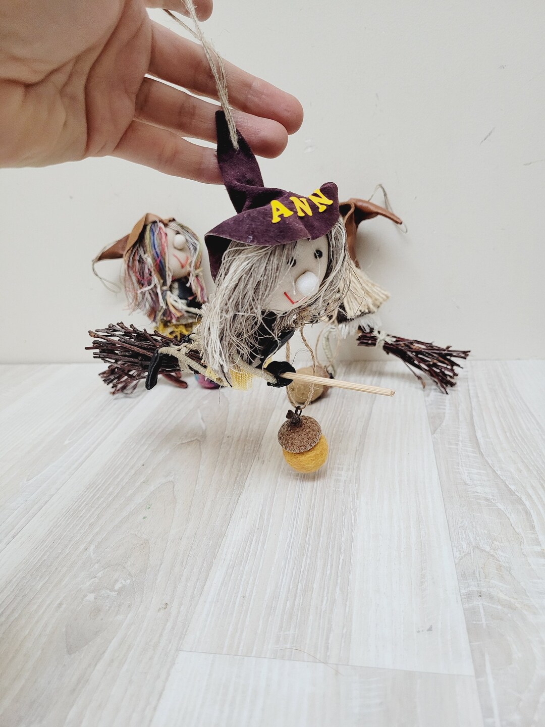 Choose Personalized Good Luck Kitchen Witch, Rag Doll Handmade Hanging ...