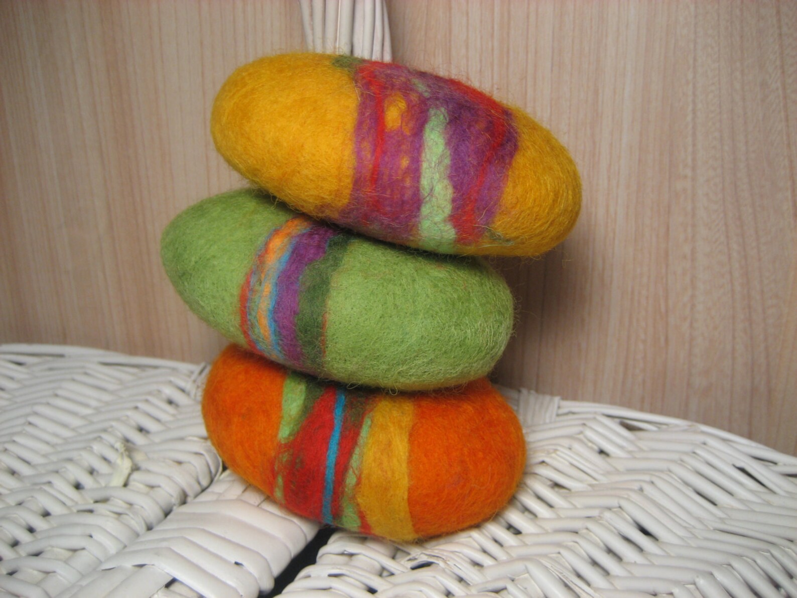 3 Felted Soaps Easter Egg Shape Set in Bulk Lot Soap Scrub and - Etsy